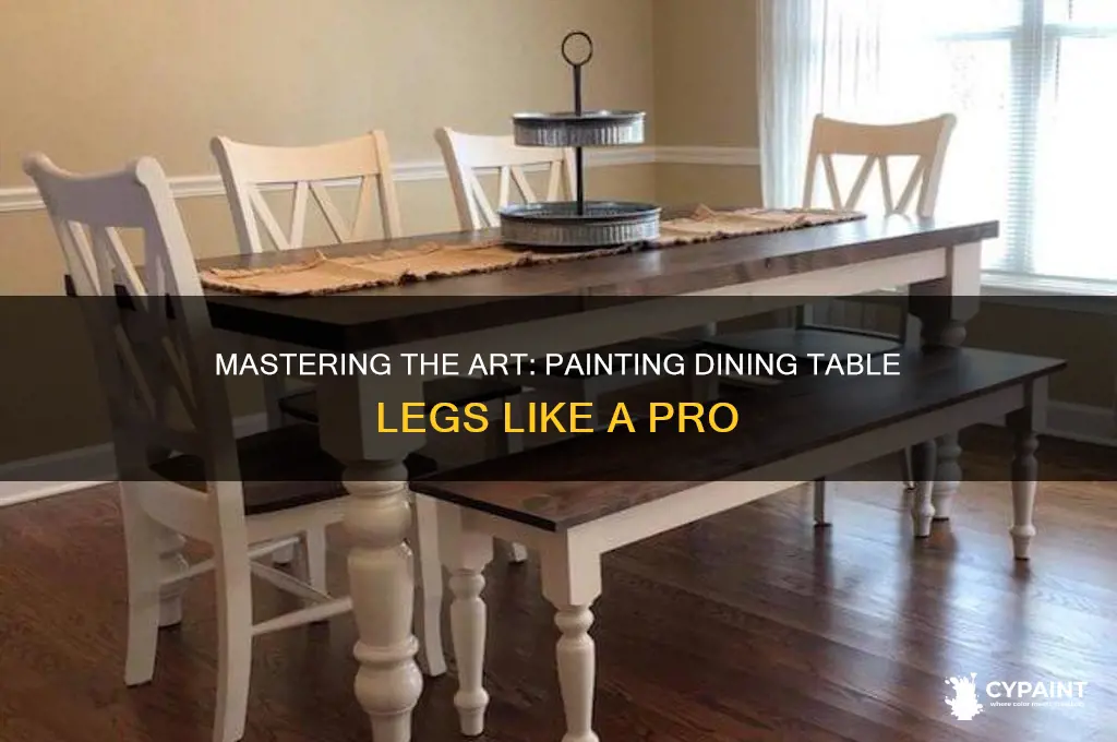 Mastering The Art: Painting Dining Table Legs Like A Pro | CyPaint