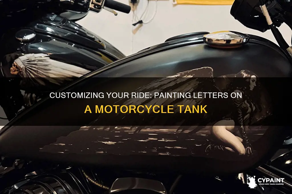 Customizing Your Ride: Painting Letters On A Motorcycle Tank | CyPaint