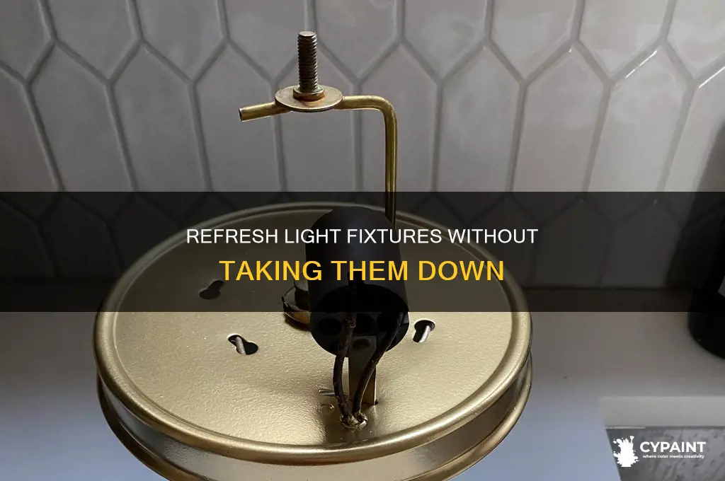 Refresh Light Fixtures Without Taking Them Down | CyPaint