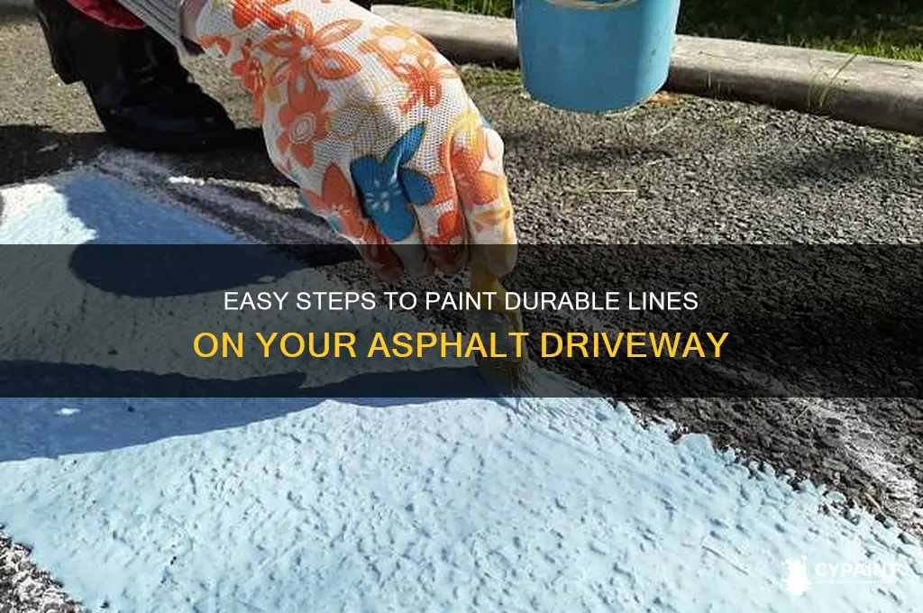Easy Steps To Paint Durable Lines On Your Asphalt Driveway | CyPaint