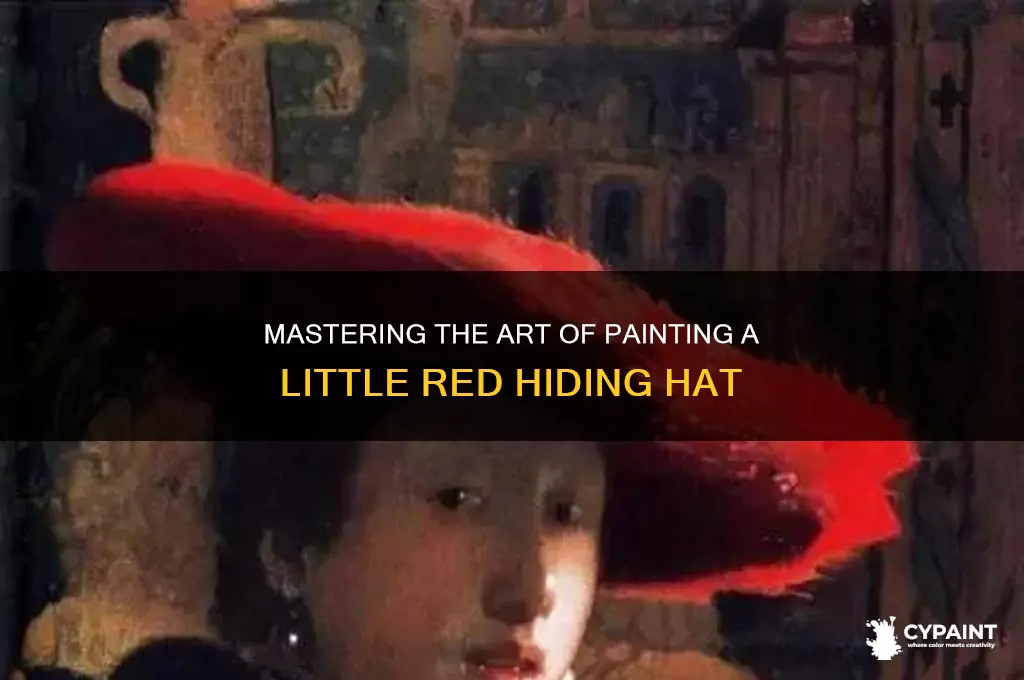 Mastering The Art Of Painting A Little Red Hiding Hat | CyPaint