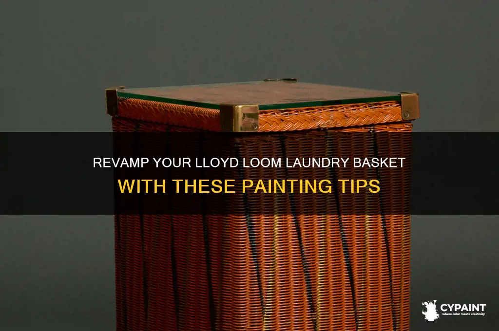Revamp Your Lloyd Loom Laundry Basket With These Painting Tips | CyPaint