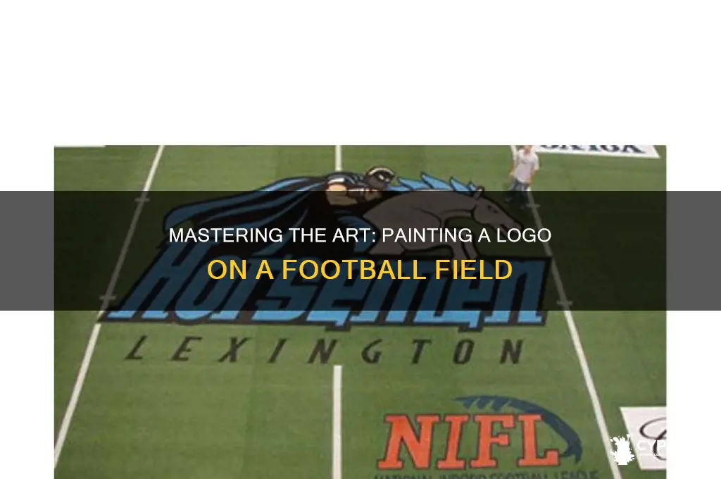 Mastering The Art: Painting A Logo On A Football Field | CyPaint
