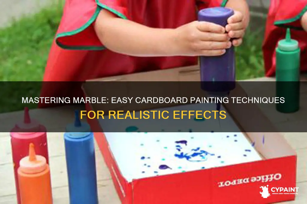 Mastering Marble: Easy Cardboard Painting Techniques For Realistic ...