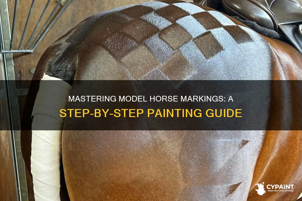 Mastering Model Horse Markings: A Step-By-Step Painting Guide | CyPaint