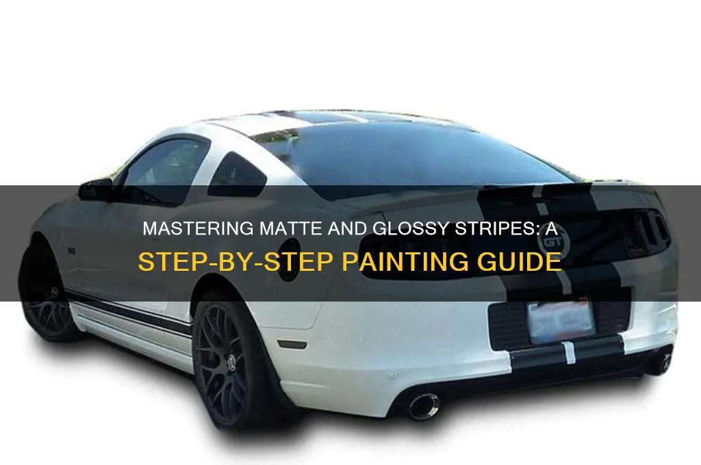 Mastering Matte And Glossy Stripes: A Step-By-Step Painting Guide | CyPaint