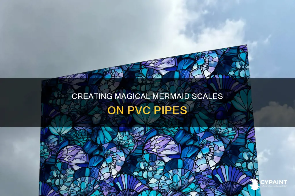 Creating Magical Mermaid Scales On Pvc Pipes | CyPaint