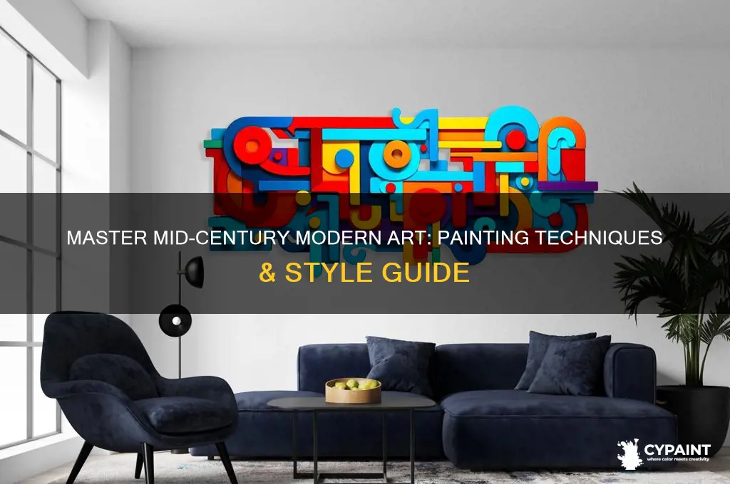 Master Mid-Century Modern Art: Painting Techniques & Style Guide | CyPaint