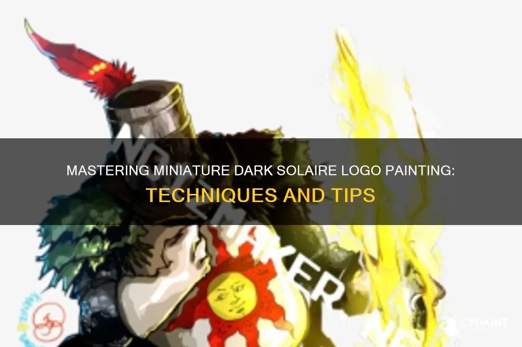 Mastering Miniature Dark Solaire Logo Painting: Techniques And Tips ...