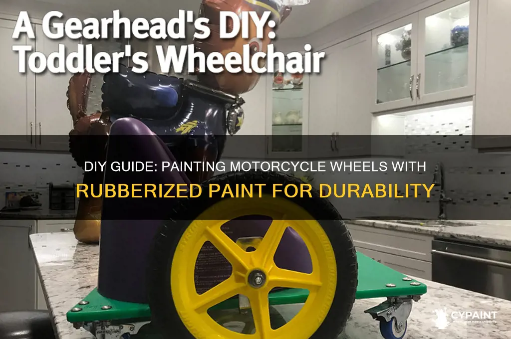 Diy Guide: Painting Motorcycle Wheels With Rubberized Paint For ...