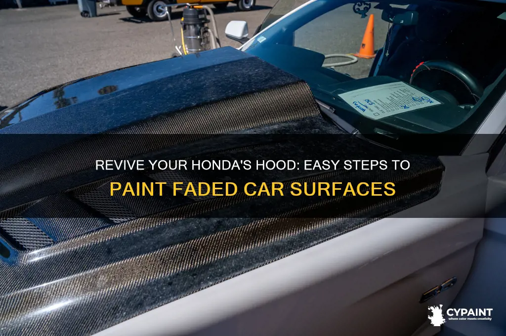 Revive Your Honda's Hood: Easy Steps To Paint Faded Car Surfaces | CyPaint