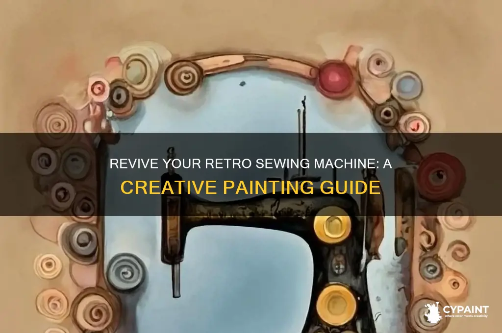 Revive Your Retro Sewing Machine: A Creative Painting Guide | CyPaint