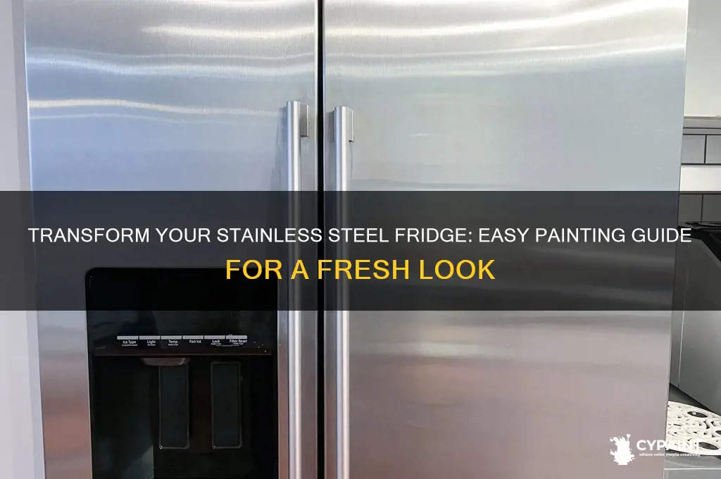 Transform Your Stainless Steel Fridge: Easy Painting Guide For A Fresh ...