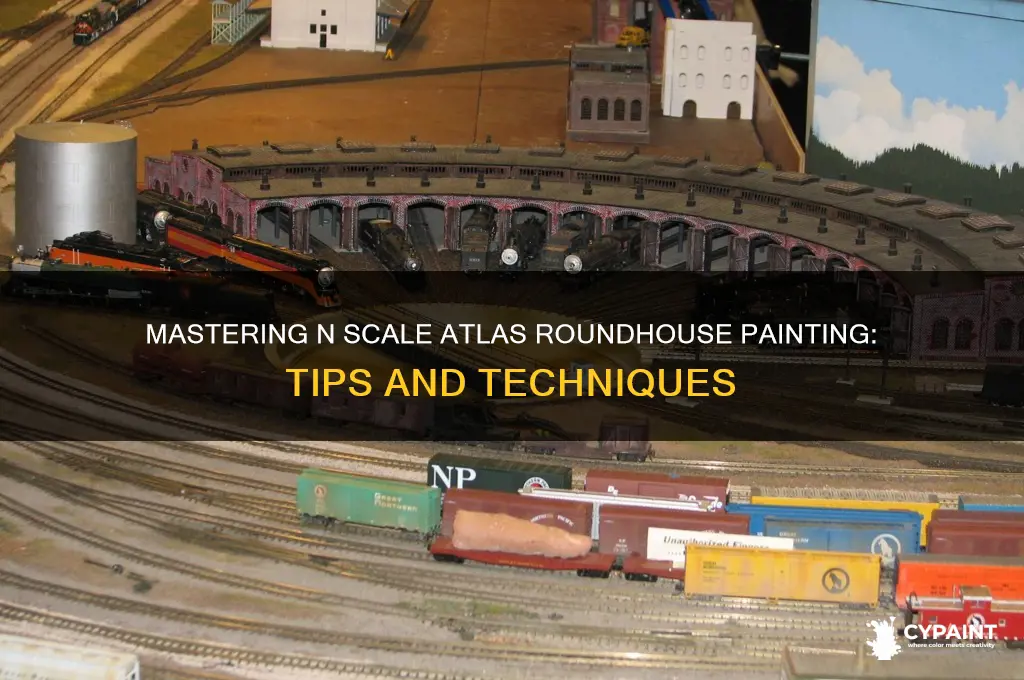 Mastering N Scale Atlas Roundhouse Painting: Tips And Techniques | CyPaint