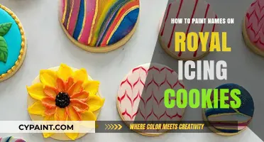 Mastering Royal Icing: Elegant Techniques For Painting Names On Cookies ...