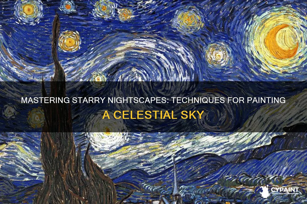 Mastering Starry Nightscapes: Techniques For Painting A Celestial Sky ...