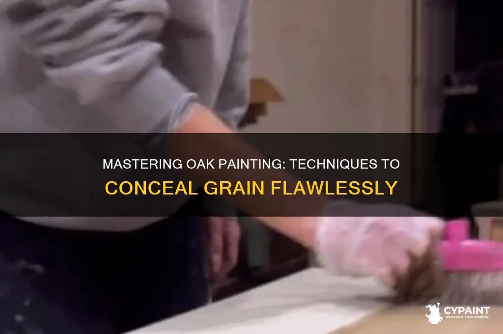 Mastering Oak Painting: Techniques To Conceal Grain Flawlessly | CyPaint