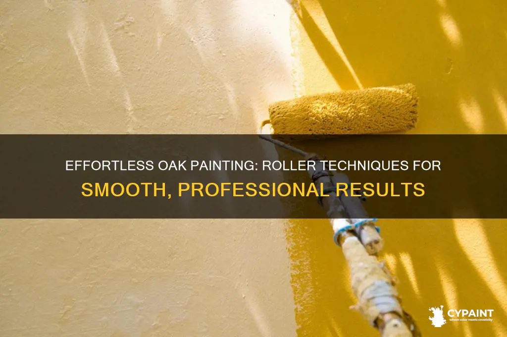 Effortless Oak Painting: Roller Techniques For Smooth, Professional ...