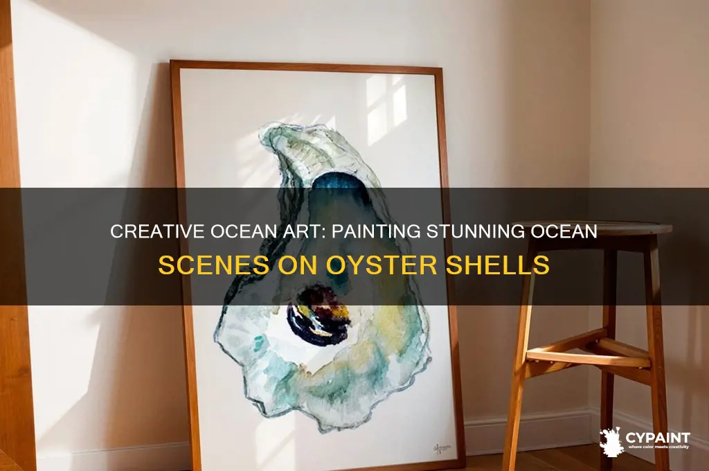 Creative Ocean Art: Painting Stunning Ocean Scenes On Oyster Shells ...