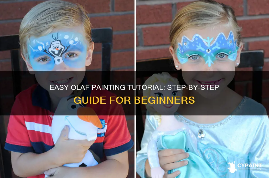 Easy Olaf Painting Tutorial: Step-By-Step Guide For Beginners | CyPaint
