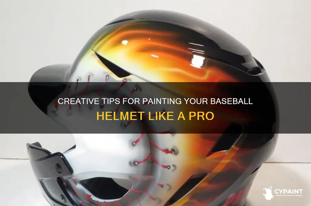 Creative Tips For Painting Your Baseball Helmet Like A Pro | CyPaint