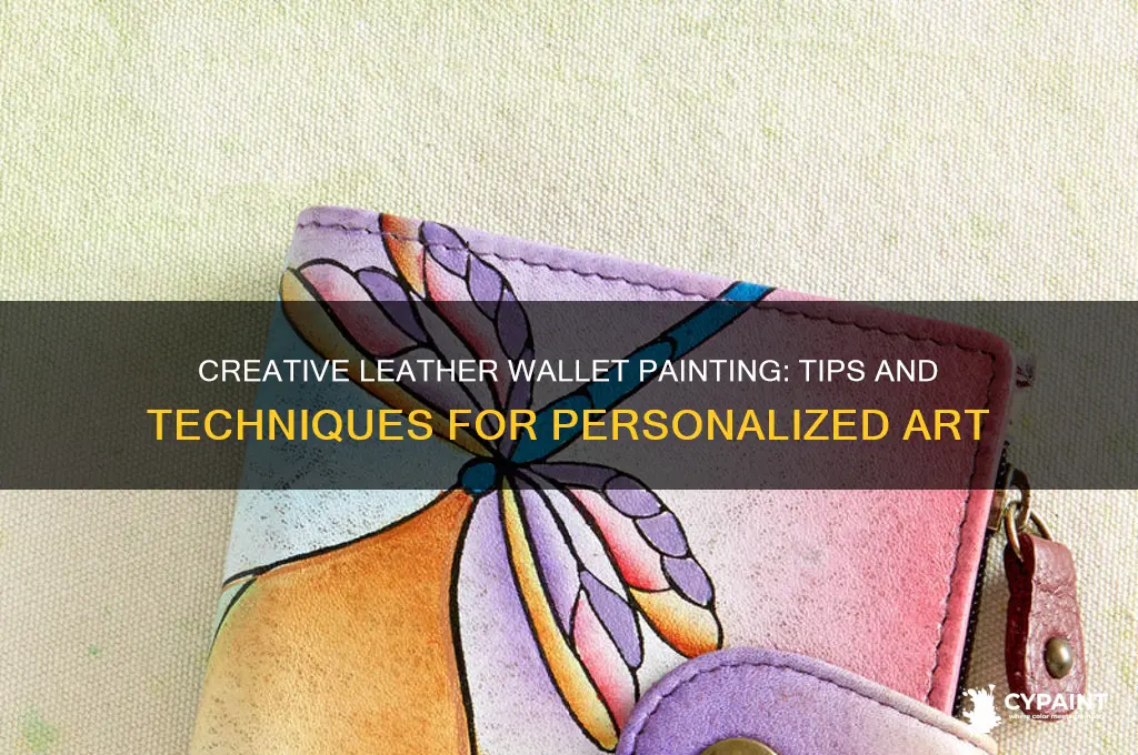 Creative Leather Wallet Painting: Tips And Techniques For Personalized ...
