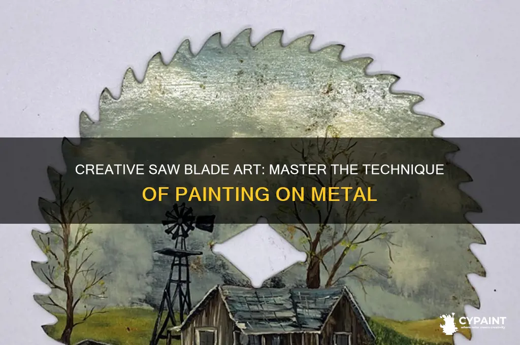 Creative Saw Blade Art: Master The Technique Of Painting On Metal | CyPaint