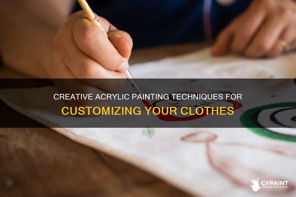 Creative Acrylic Painting Techniques For Customizing Your Clothes | CyPaint