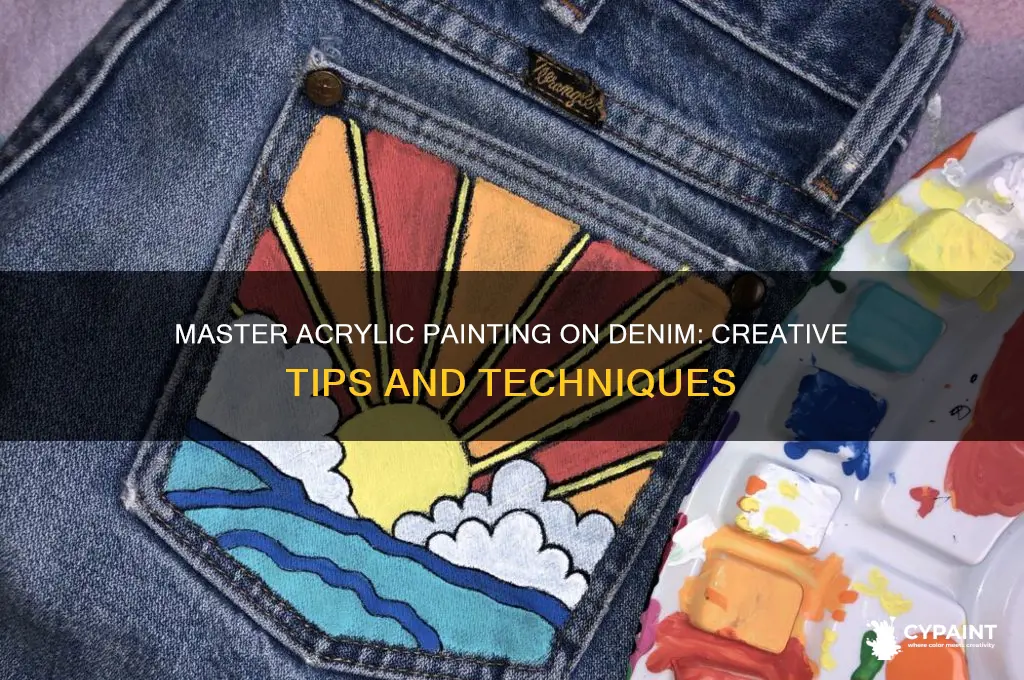 Master Acrylic Painting On Denim: Creative Tips And Techniques | CyPaint