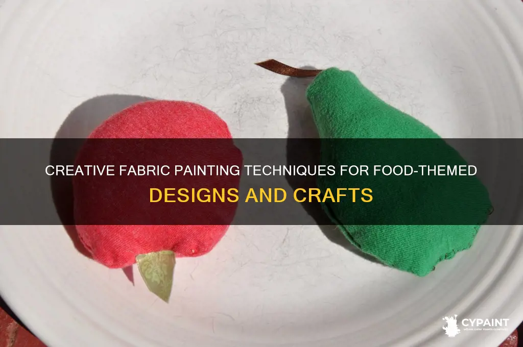 Creative Fabric Painting Techniques For Food-Themed Designs And Crafts ...
