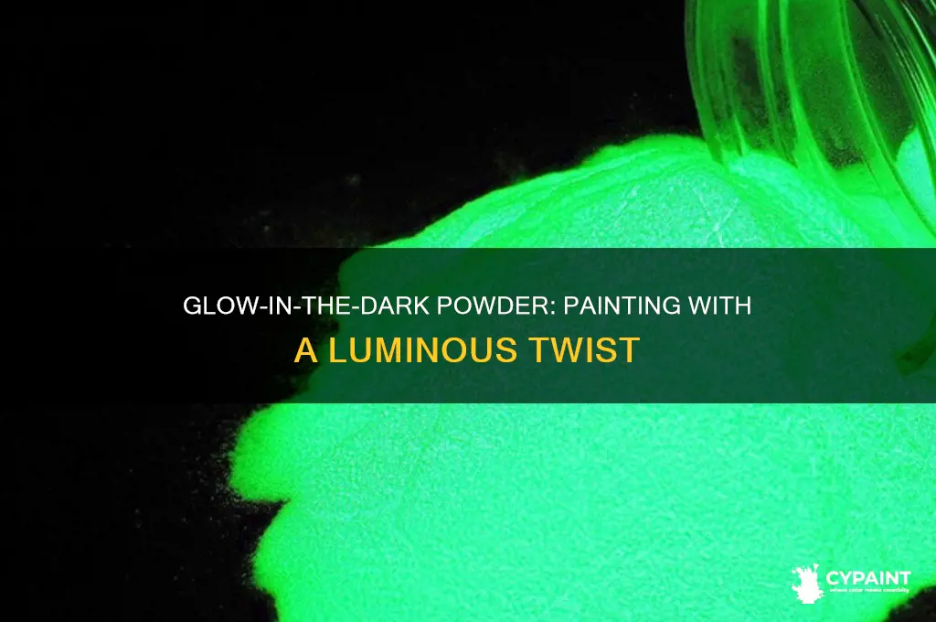 Glow-In-The-Dark Powder: Painting With A Luminous Twist | CyPaint