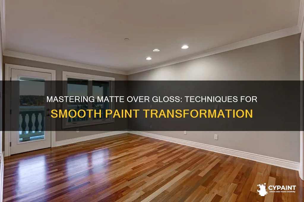 Mastering Matte Over Gloss: Techniques For Smooth Paint Transformation ...