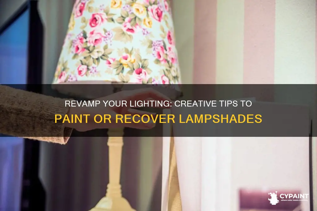 Revamp Your Lighting: Creative Tips To Paint Or Recover Lampshades ...