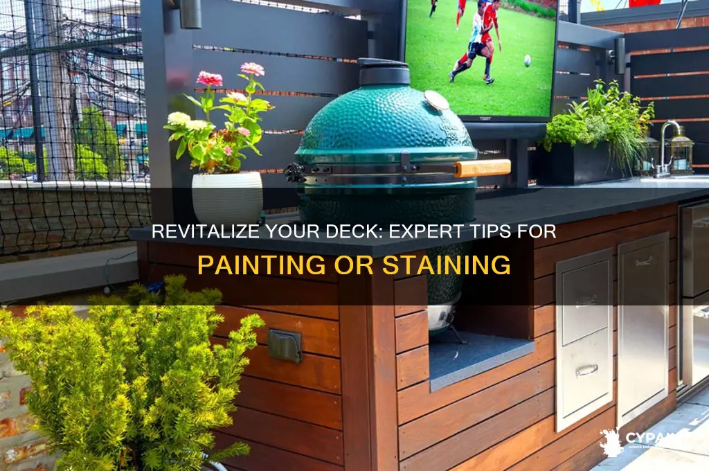 Revitalize Your Deck: Expert Tips For Painting Or Staining | CyPaint