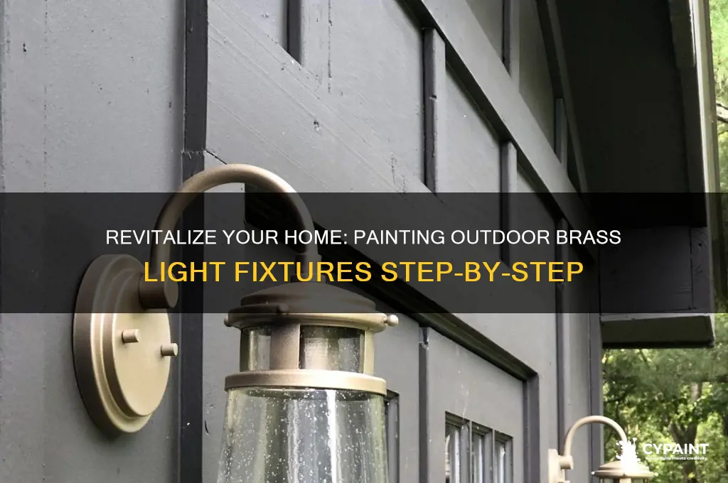 Revitalize Your Home: Painting Outdoor Brass Light Fixtures Step-By ...