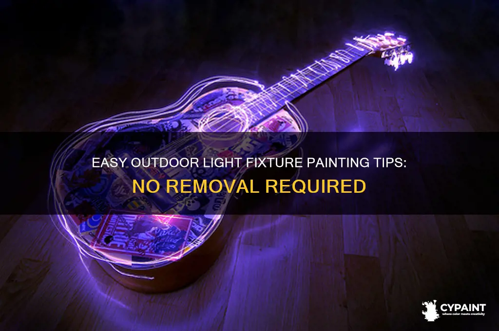 Easy Outdoor Light Fixture Painting Tips: No Removal Required | CyPaint