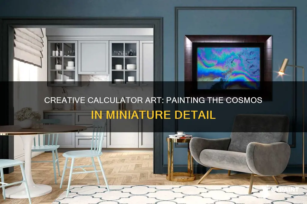 Creative Calculator Art: Painting The Cosmos In Miniature Detail | CyPaint