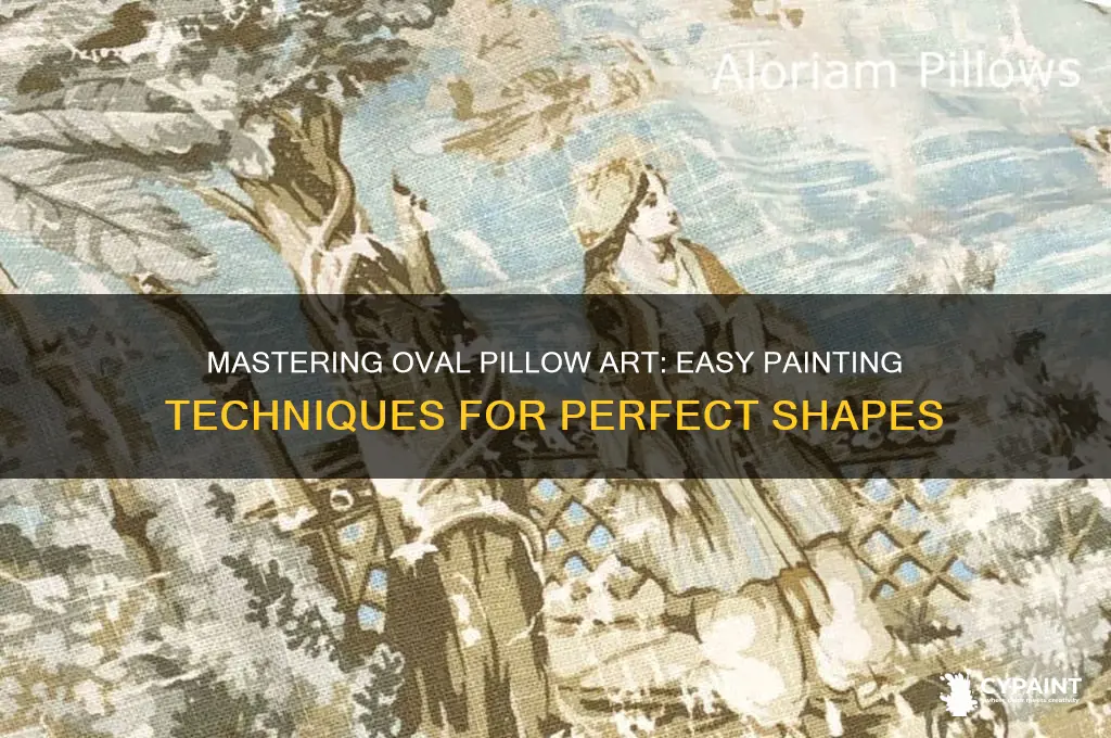 Mastering Oval Pillow Art: Easy Painting Techniques For Perfect Shapes ...