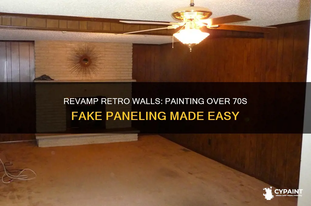 Revamp Retro Walls: Painting Over 70S Fake Paneling Made Easy | CyPaint