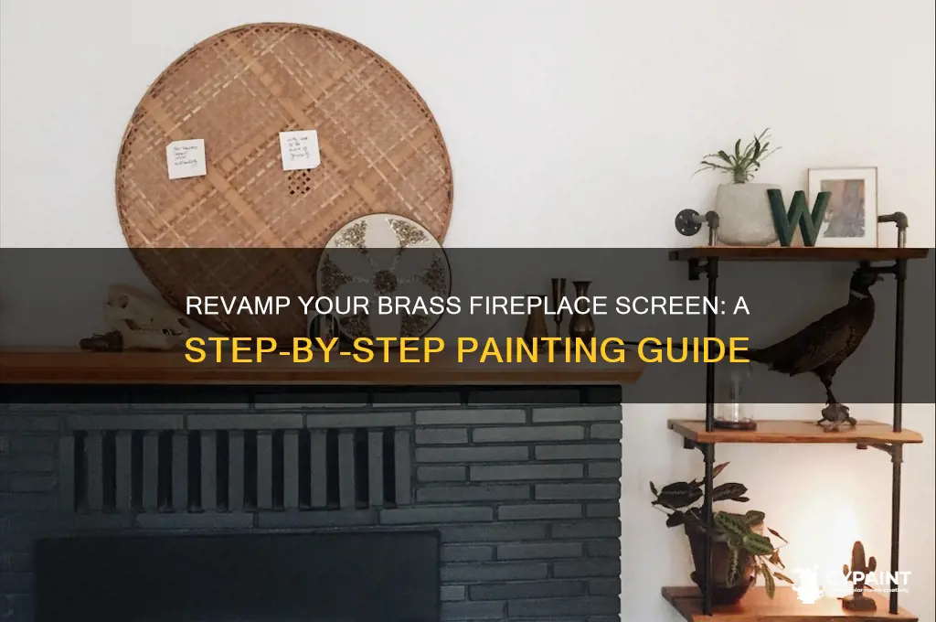 Revamp Your Brass Fireplace Screen: A Step-By-Step Painting Guide | CyPaint
