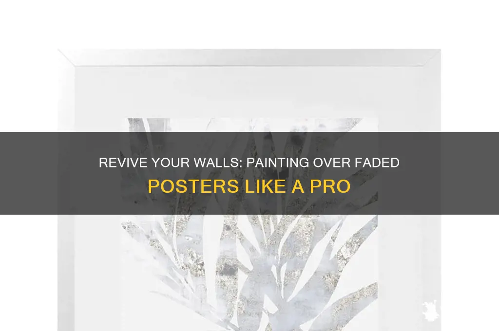 Revive Your Walls: Painting Over Faded Posters Like A Pro | CyPaint