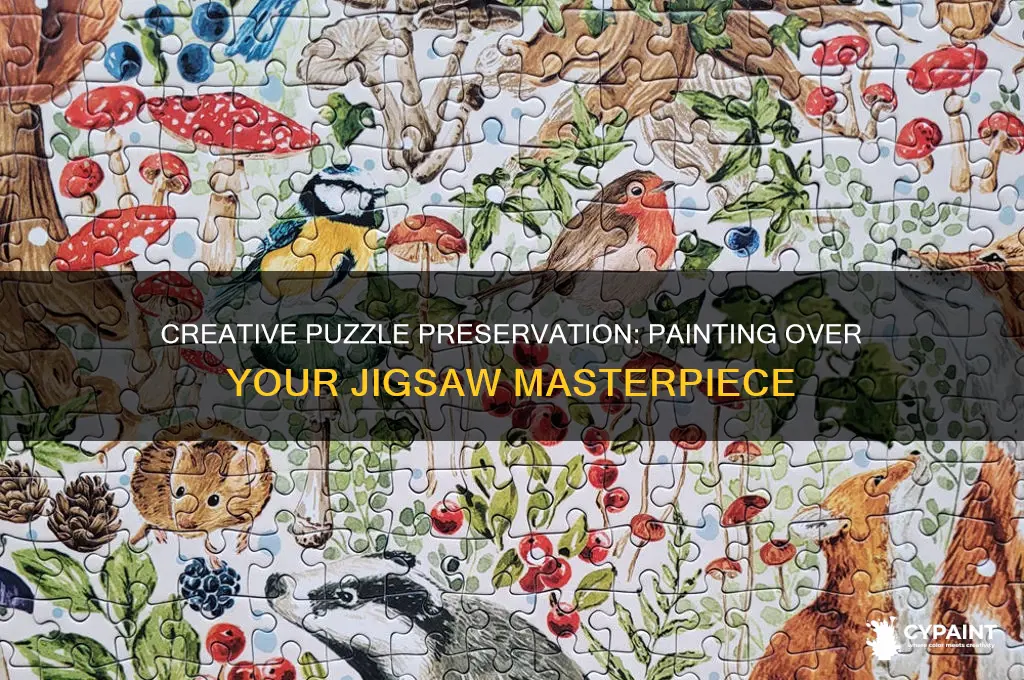 Creative Puzzle Preservation: Painting Over Your Jigsaw Masterpiece ...