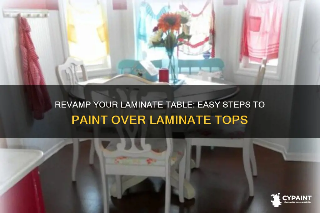 Revamp Your Laminate Table: Easy Steps To Paint Over Laminate Tops ...