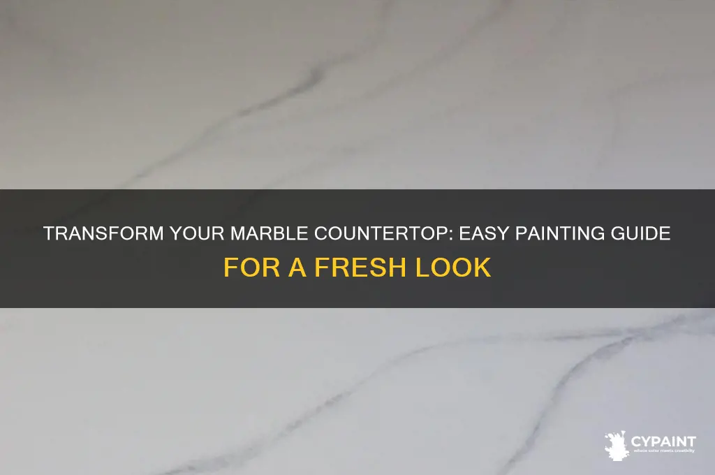 Transform Your Marble Countertop: Easy Painting Guide For A Fresh Look ...