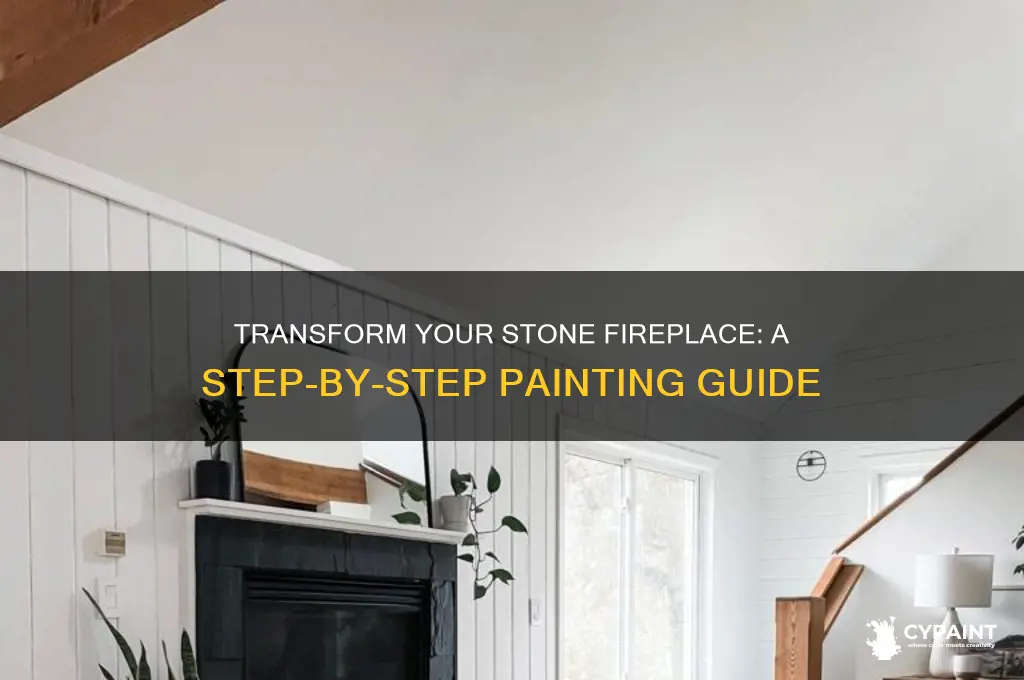 Transform Your Stone Fireplace: A Step-By-Step Painting Guide | CyPaint