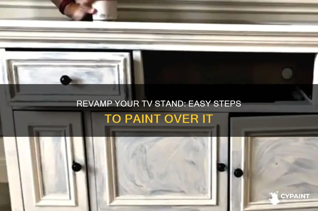 Revamp Your Tv Stand: Easy Steps To Paint Over It | CyPaint