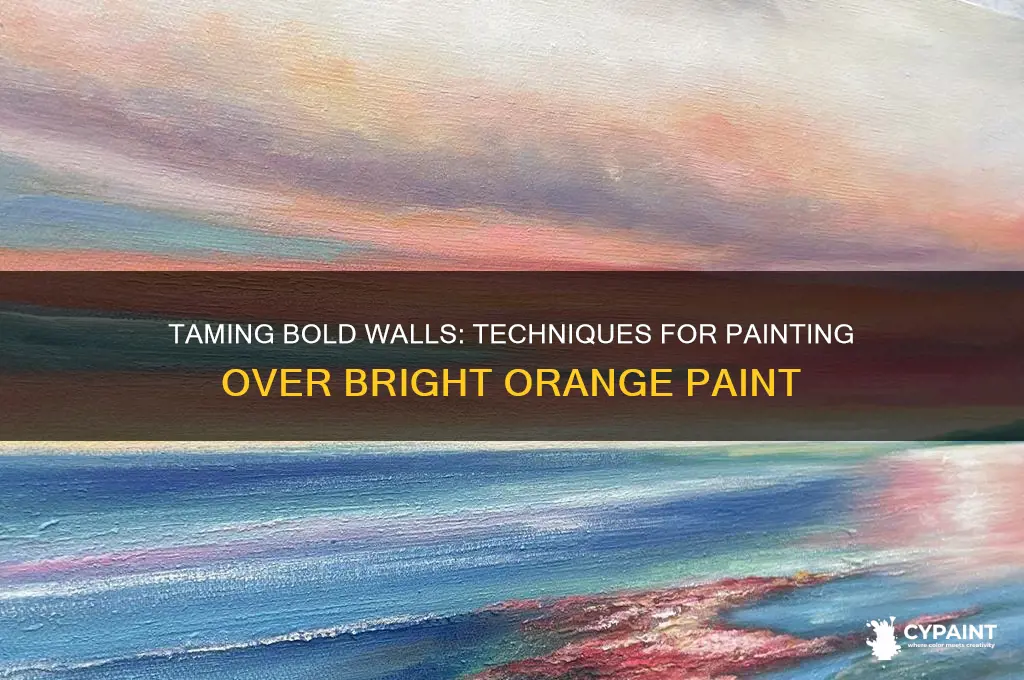 Taming Bold Walls: Techniques For Painting Over Bright Orange Paint ...
