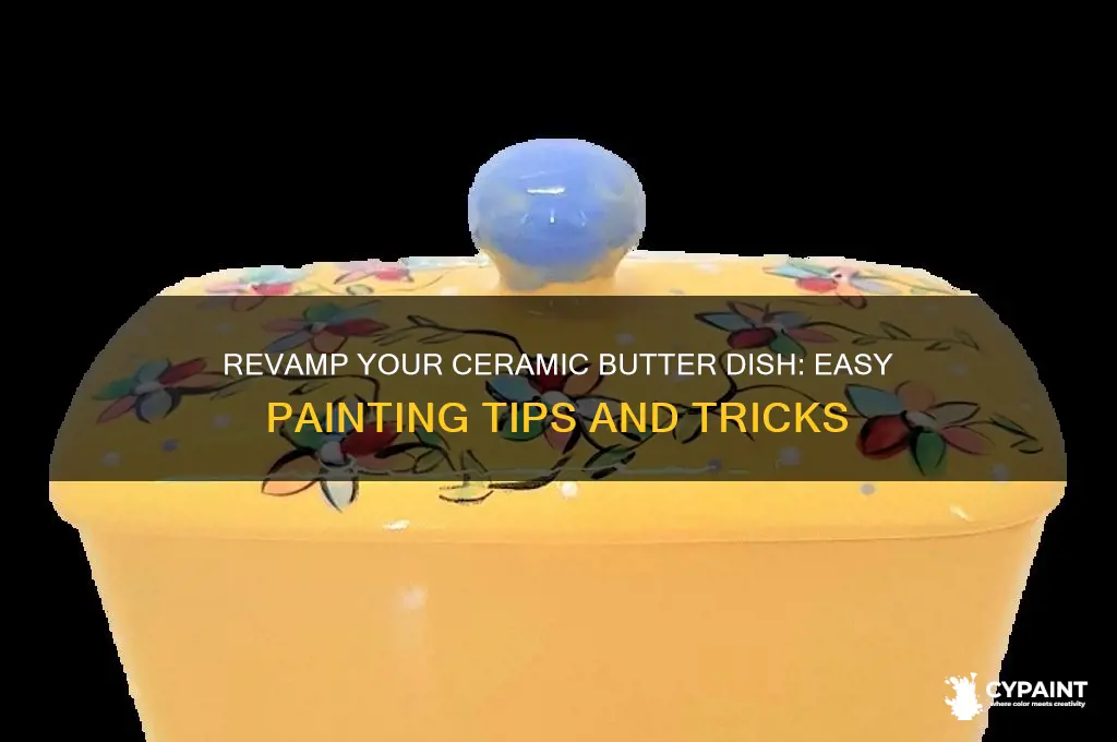 Revamp Your Ceramic Butter Dish: Easy Painting Tips And Tricks | CyPaint