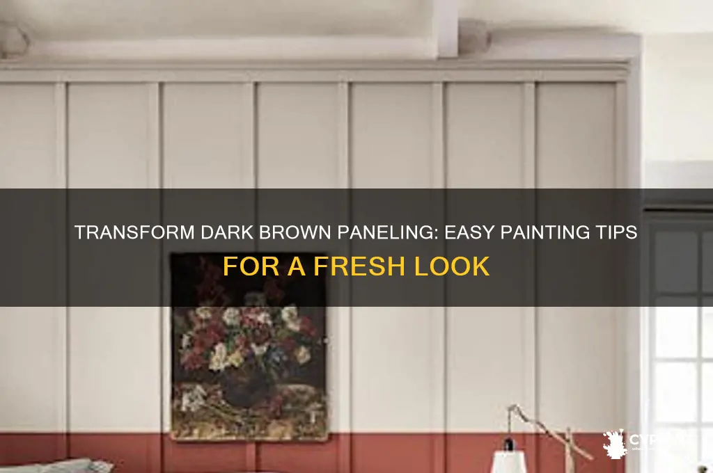 Transform Dark Brown Paneling: Easy Painting Tips For A Fresh Look ...