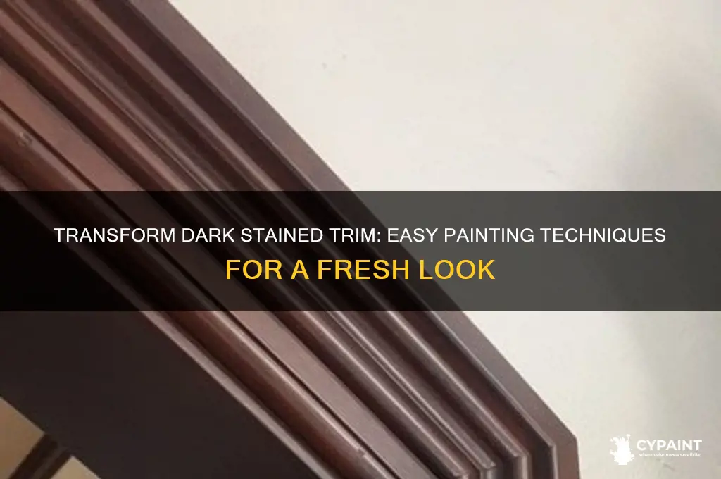 Transform Dark Stained Trim: Easy Painting Techniques For A Fresh Look ...